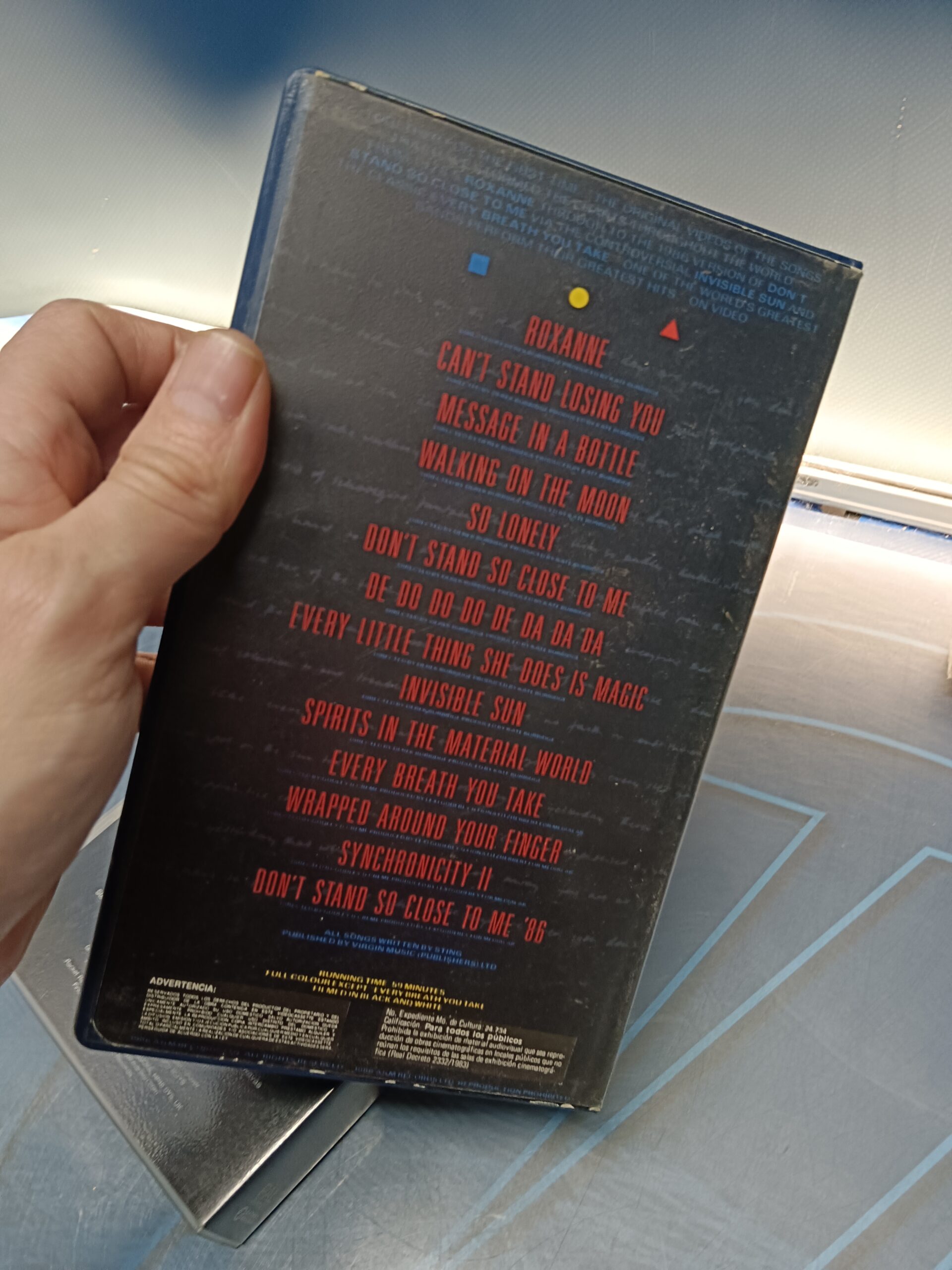 4 vhs, varios, videos musicales, grupos como ZZ TOP, JETHRO TULL ...